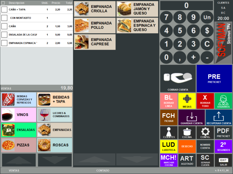 Pantallas Winex TPV Windows - WiNEX TPV